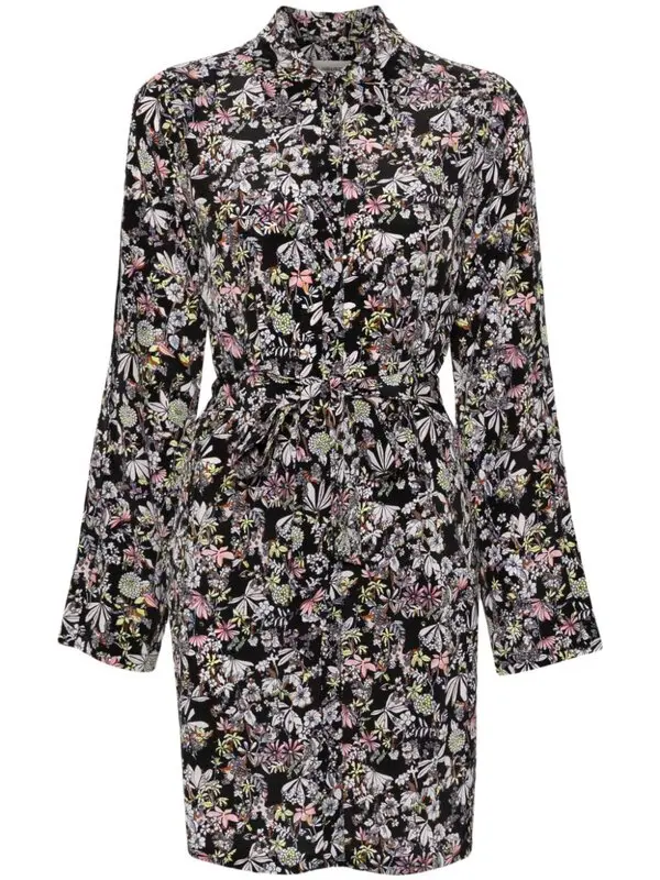 Zadig&Voltaire Botanical-print Silk Shirtdress