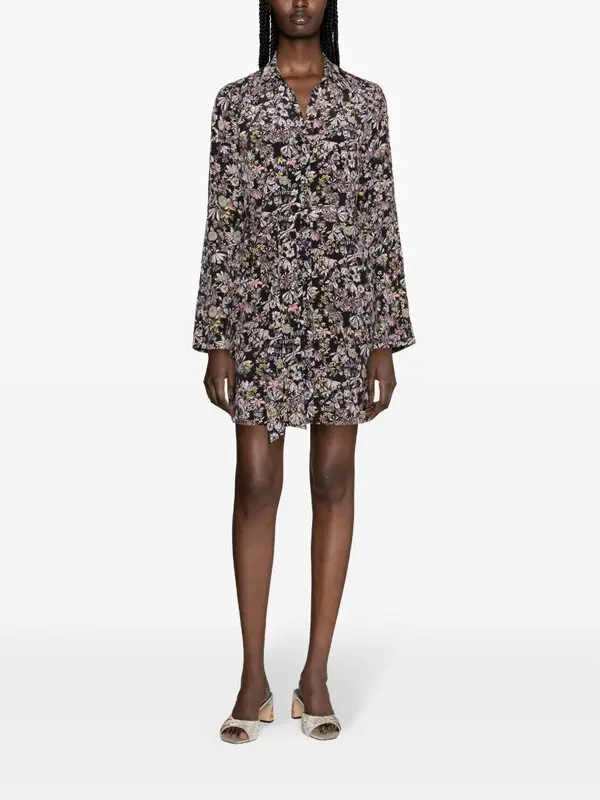 Zadig&Voltaire Botanical-print Silk Shirtdress