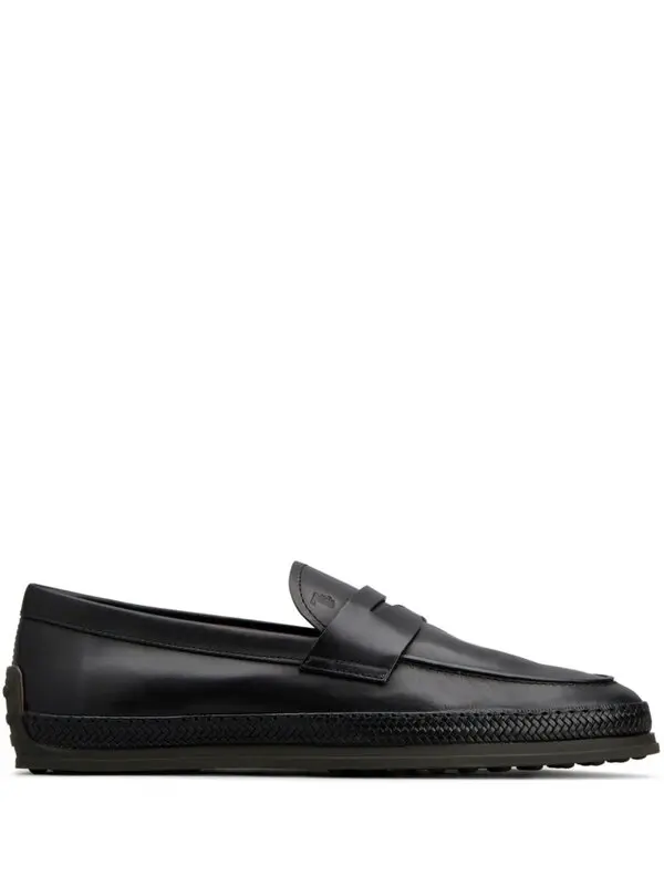TOD'S Leather Penny Loafers