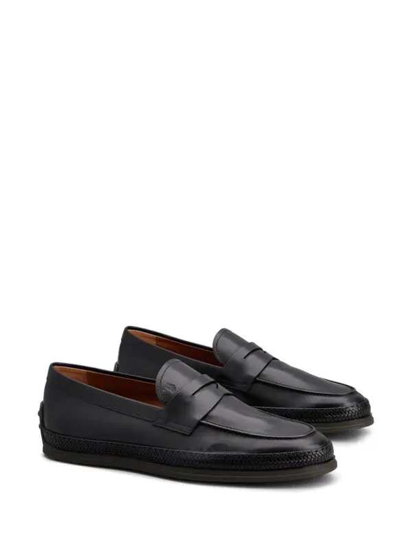 TOD'S Leather Penny Loafers