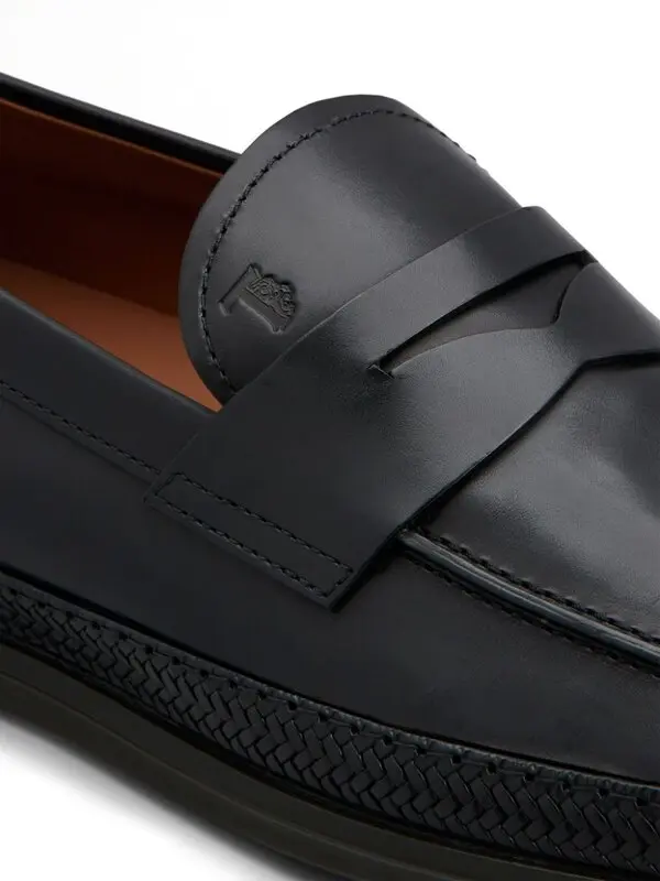 TOD'S Leather Penny Loafers