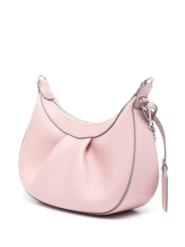 STUART WEITZMAN Stellar Crescent Leather Shoulder Bag