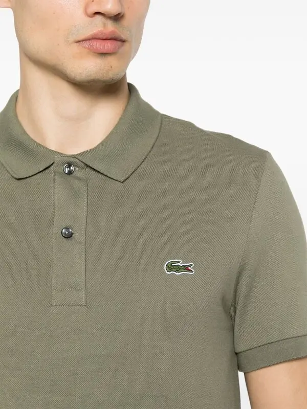Lacoste Logo-patch Polo Shirt - Green