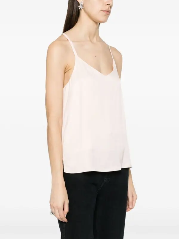 TWINSET Sleeveless Satin Top - Pink