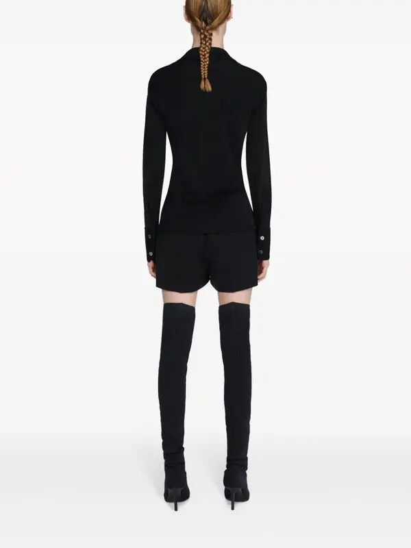DION LEE Studded-placket Shirt