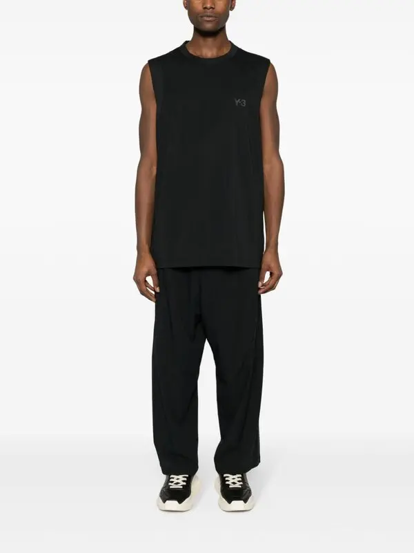Y3 Logo-printed Paneled Track Pants