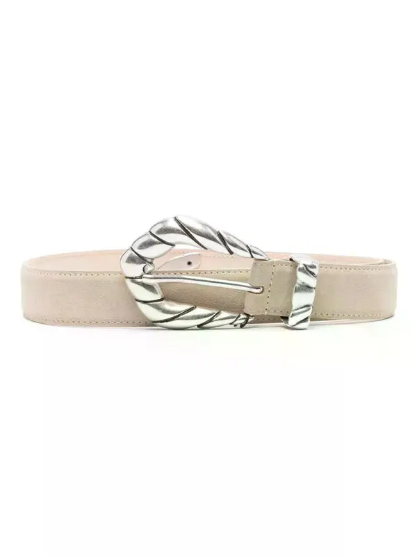 IRO PARIS Embella Suede Belt - Neutrals