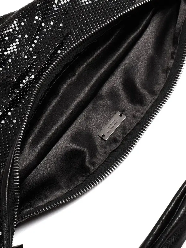 Amina Muaddi Cameron Mini Bag - Black