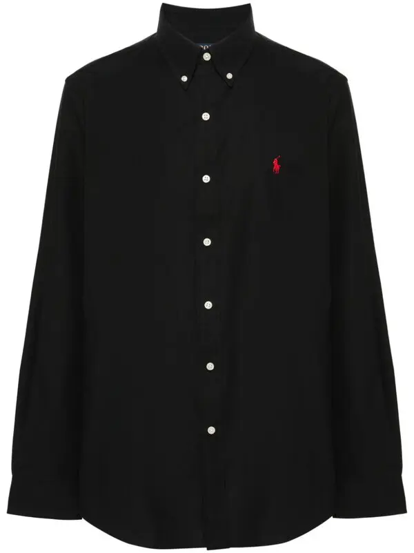 Polo Ralph Lauren Polo Pony Cotton Shirt - Black