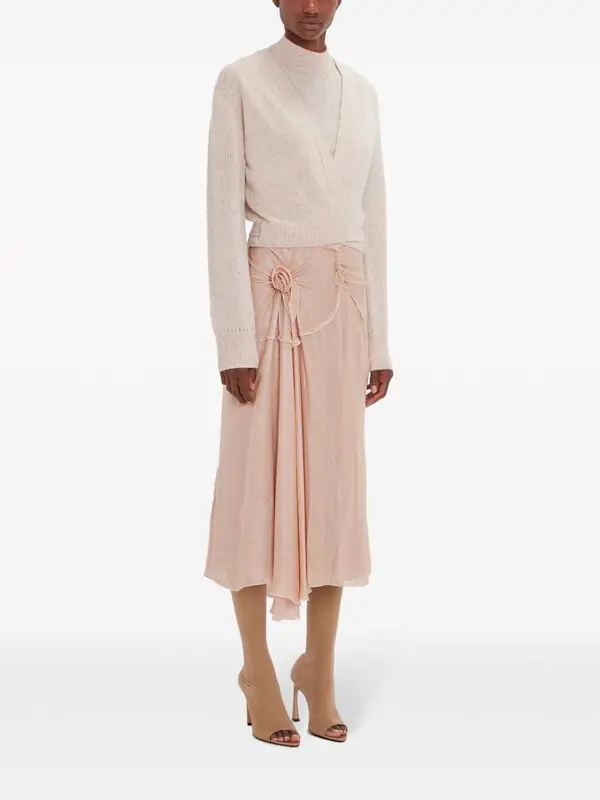 Victoria Beckham Wrap-front Cashmere Cardigan