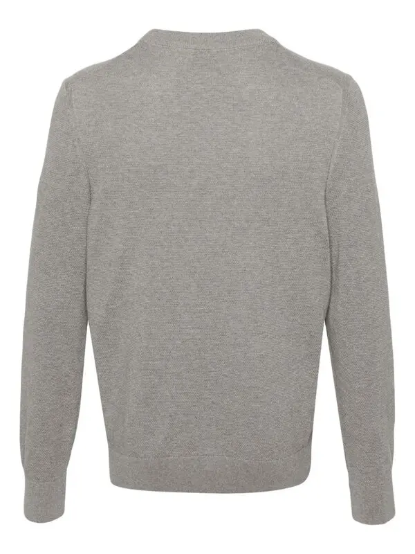 BOSS Mélange-effect Cotton Jumper