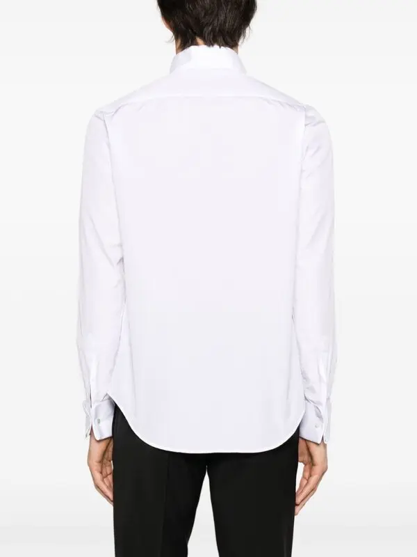 Emporio Armani Bib-panel Cotton Shirt