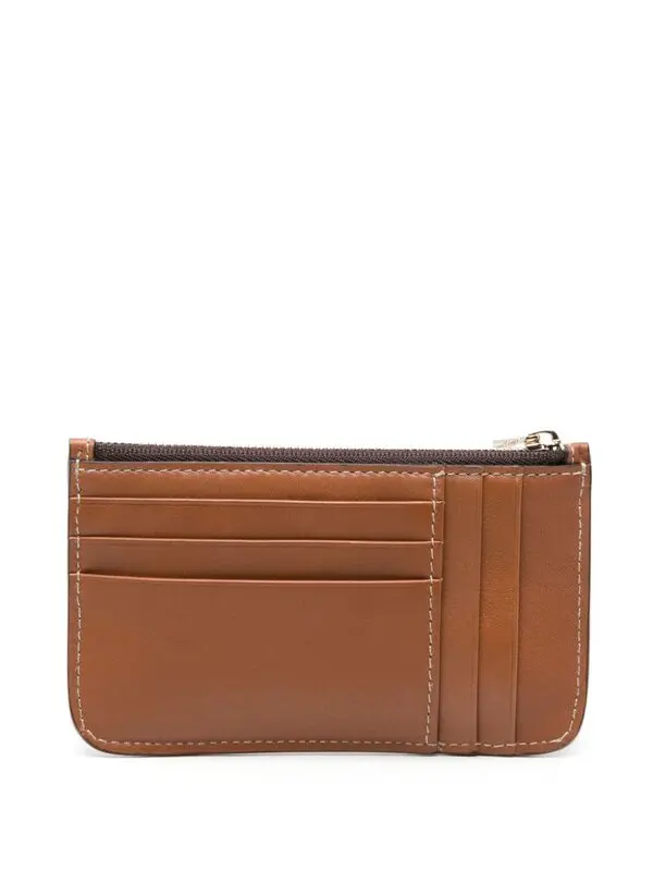 ASPINAL OF LONDON Logo-print Leather Wallet - Brown