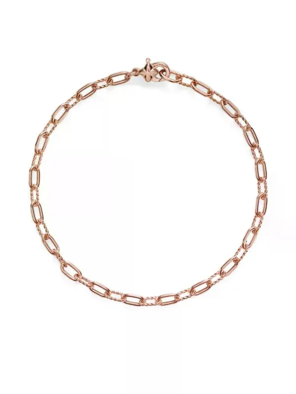 David Yurman 18kt Rose Madison Chain Bracelet