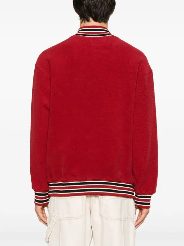 Rhude Varsity Half-zip Sweatshirt - Red