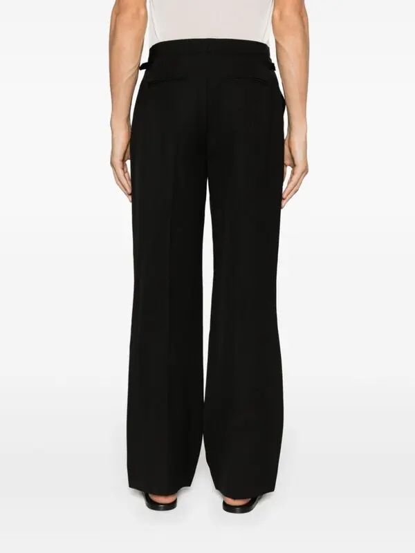 Casablanca Tailored Straight-leg Trousers - Black