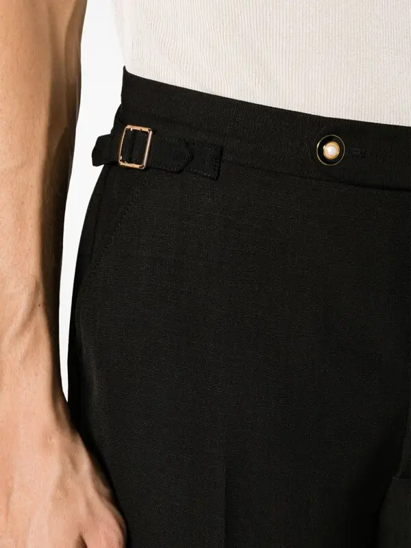 Casablanca Tailored Straight-leg Trousers - Black