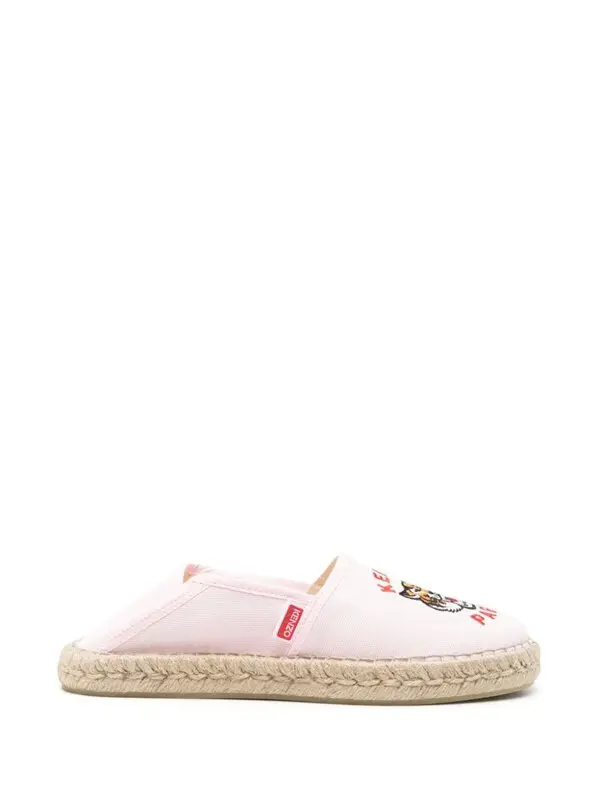 Kenzo Lucky Tiger-embroidered Espadrilles