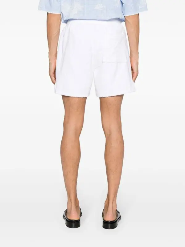 Rhude Logo-embroidered Towelling Shorts