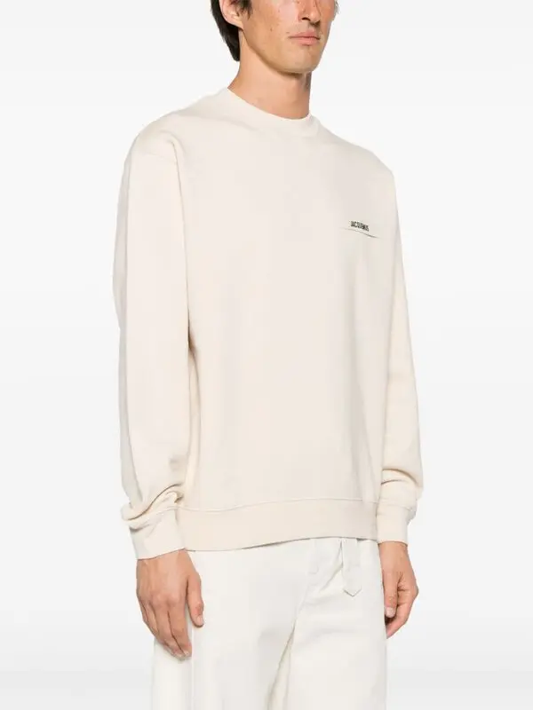 Jacquemus The Gros Grain Sweatshirt - Neutrals