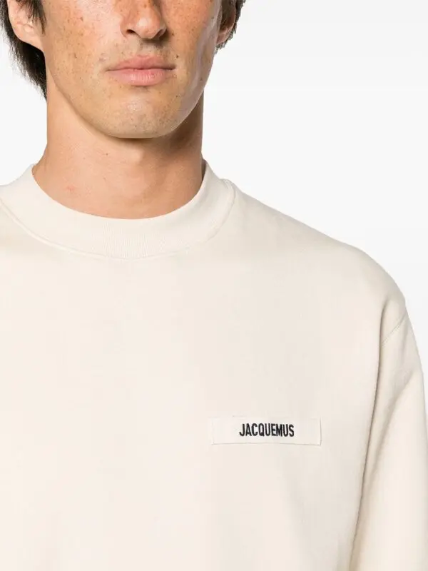 Jacquemus The Gros Grain Sweatshirt - Neutrals