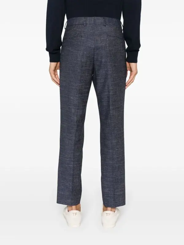 BOSS Tweed Cropped Trousers