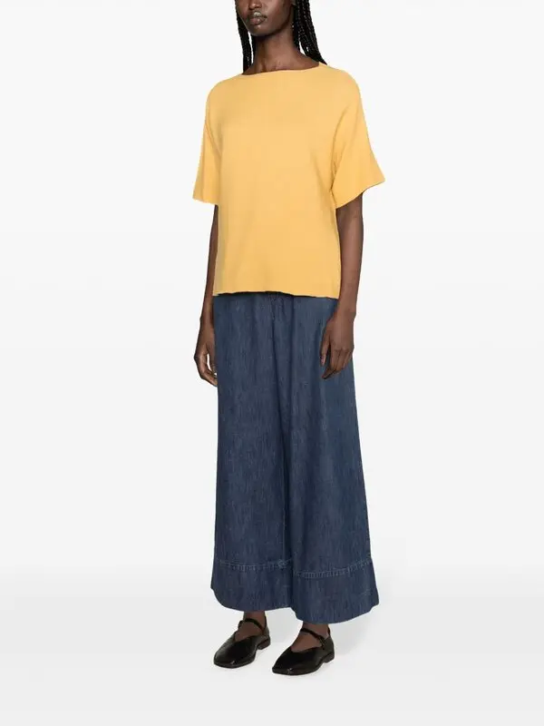 Fabiana Filippi Organic-cotton Sweater - Yellow