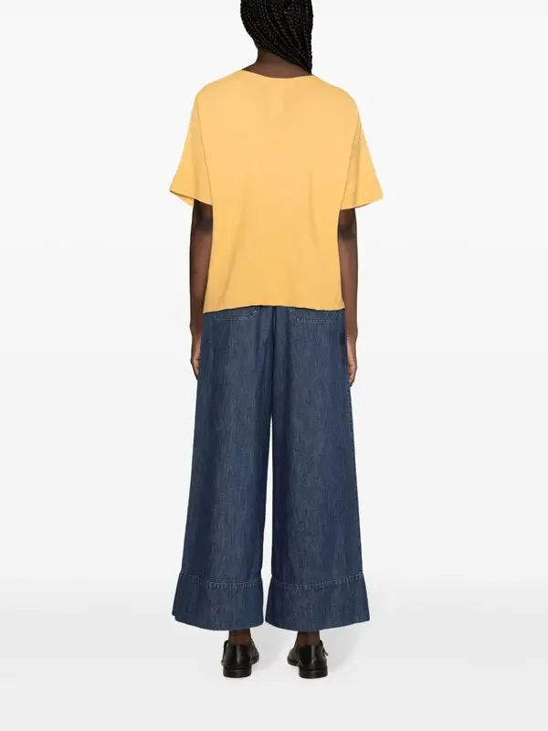 Fabiana Filippi Organic-cotton Sweater - Yellow