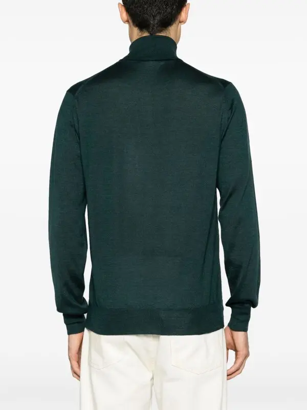 CRUCIANI Roll-neck Jumper - Green
