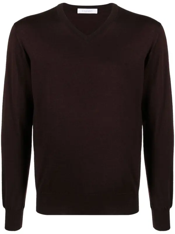 CRUCIANI Cashmere-blend Jumper - Brown