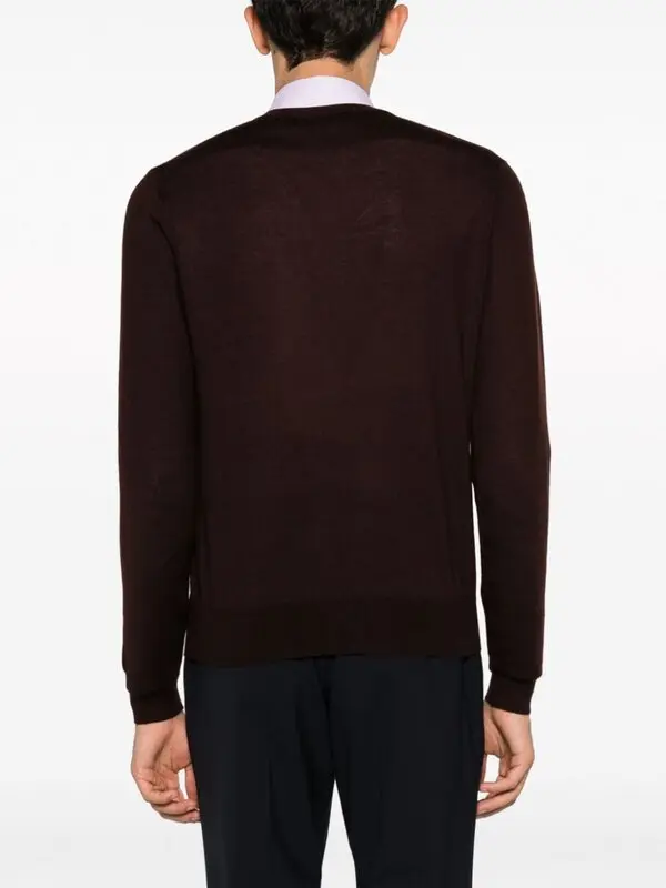 CRUCIANI Cashmere-blend Jumper - Brown