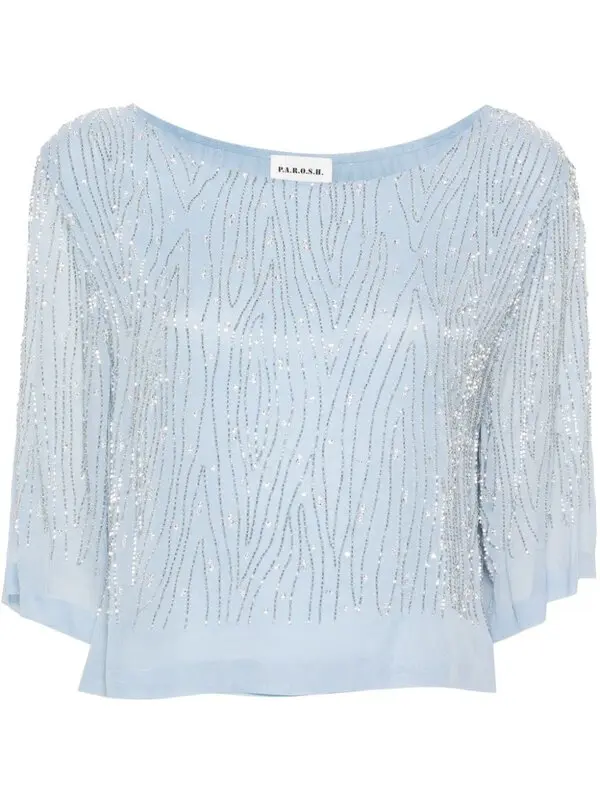P.a.r.o.s.h Bead-embellished Blouse