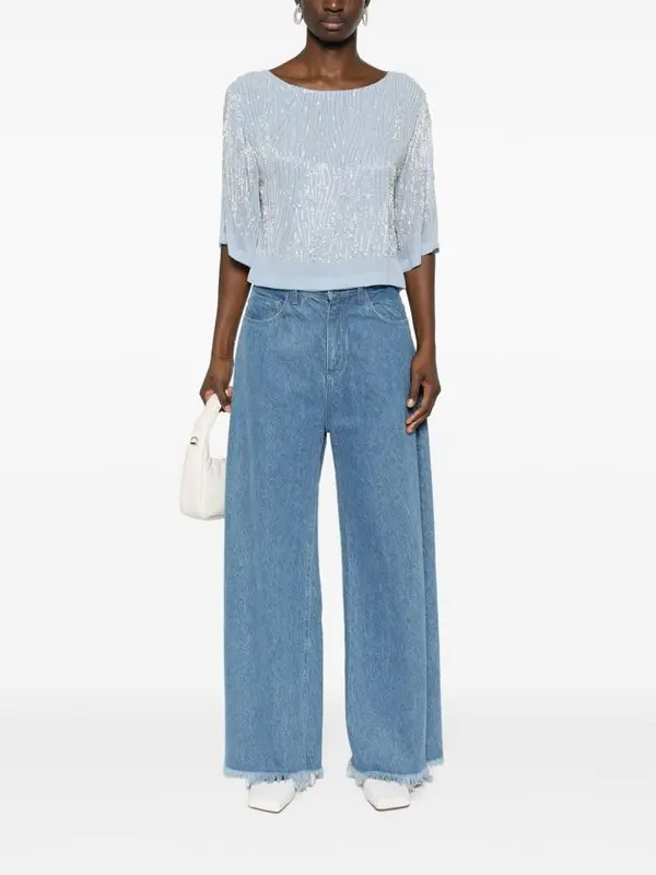 P.a.r.o.s.h Bead-embellished Blouse