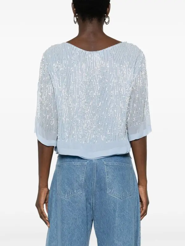 P.a.r.o.s.h Bead-embellished Blouse