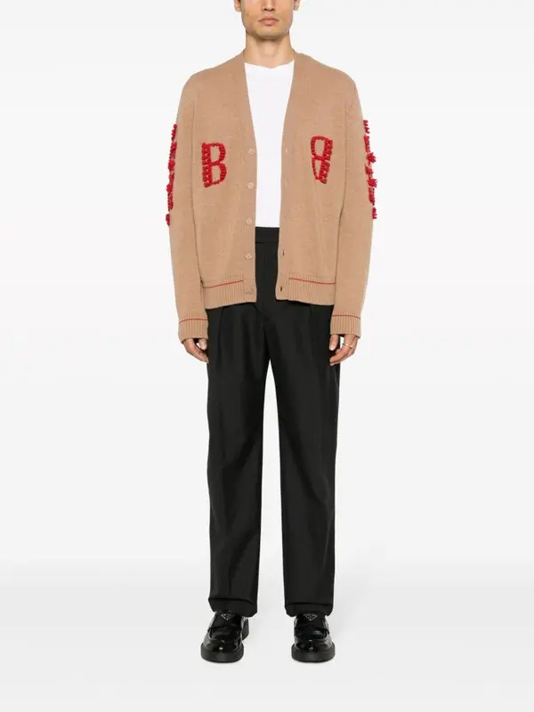 BARRIE 3d-knit Cashmere Cardigan - Brown