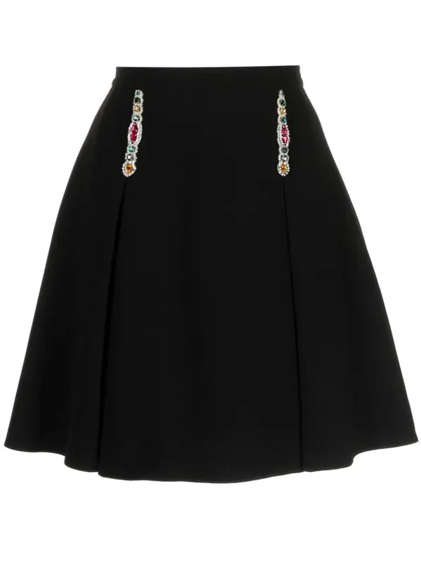 Zuhair Murad Crystal-embellished Mini Skirt