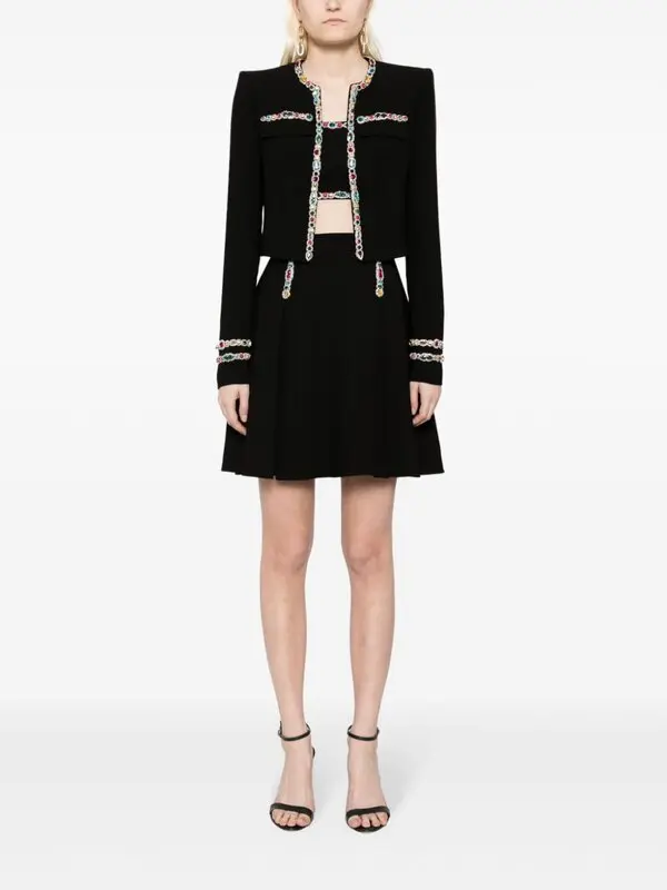 Zuhair Murad Crystal-embellished Mini Skirt