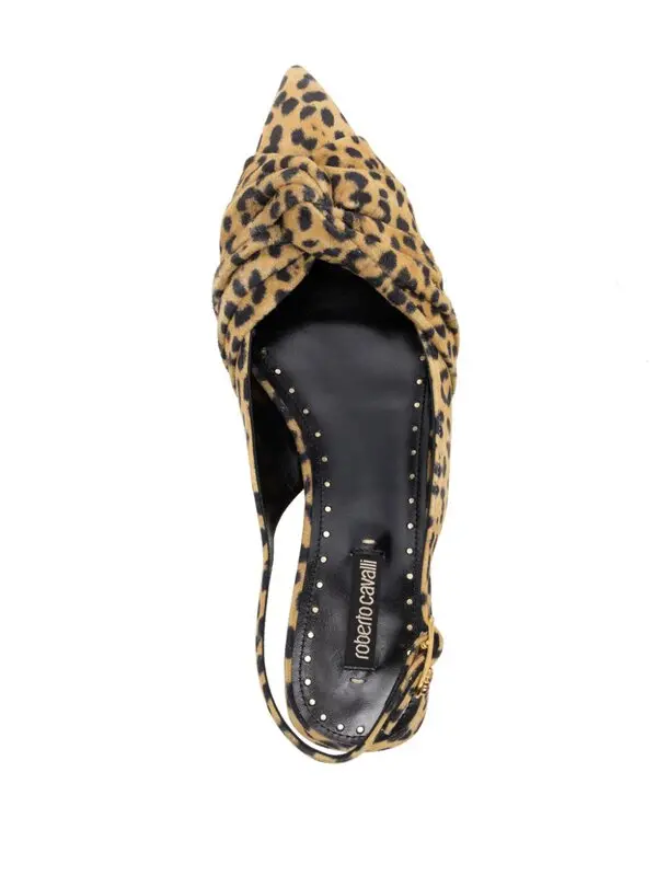 Roberto Cavalli 27mm Le Pettegole Leopard-print Pumps