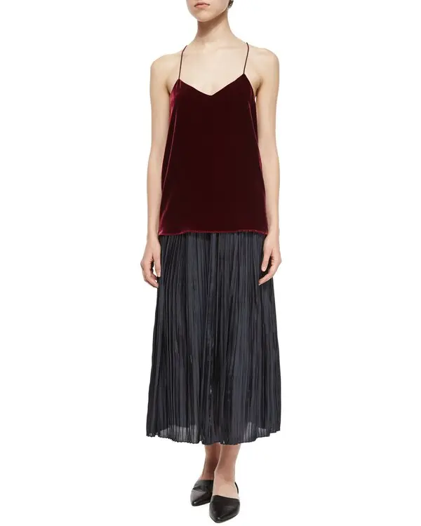 Theory Cap-sleeve Silk Georgette Blouse - Black - 00
