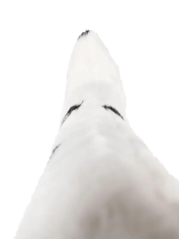 Gcds 110mm Faux-fur Logo-print Boots