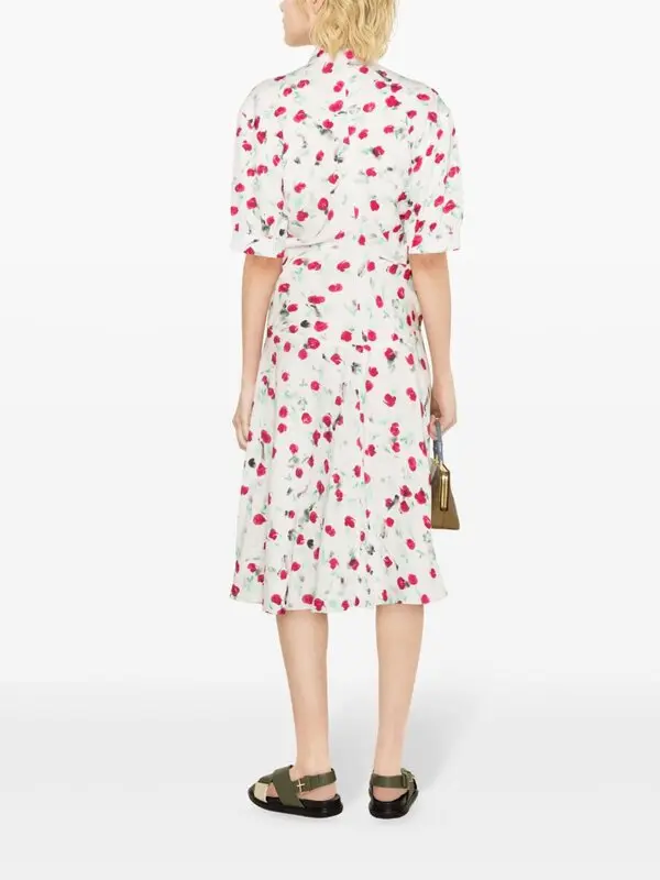 Marni Reverie-print Crepe Midi Dress