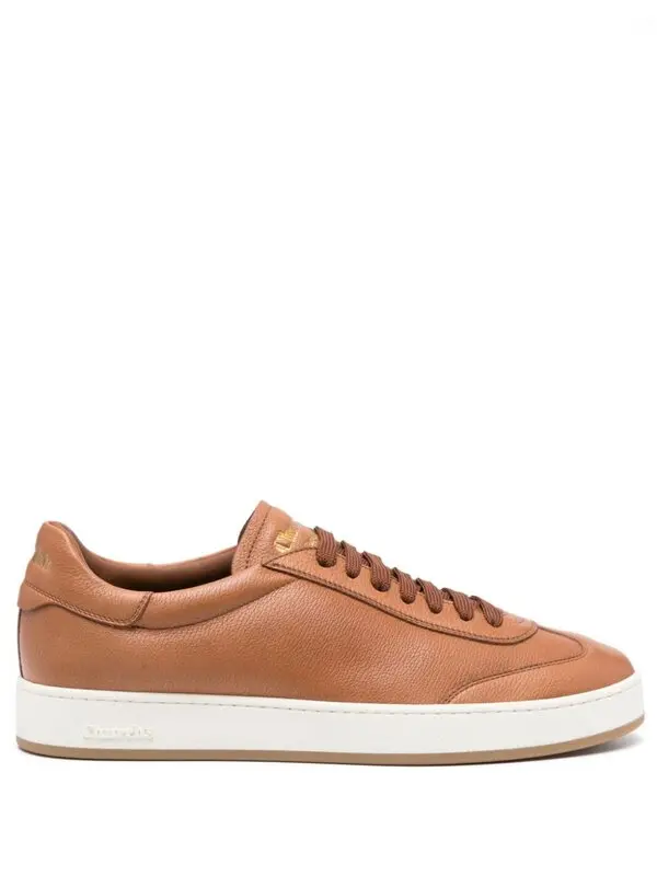 Church's Logo-debossed Leather Sneakers - Brown