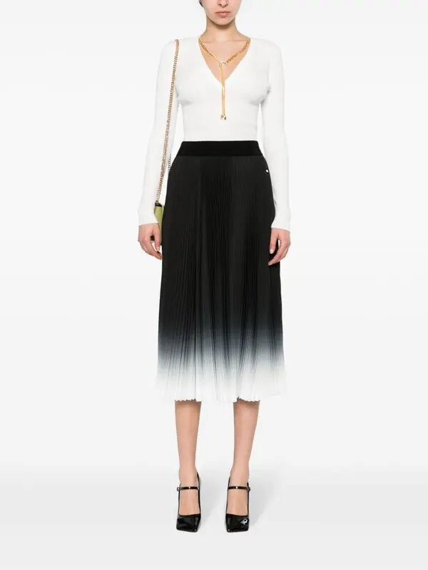 Elisabetta Franchi Ribbed Jumper With Detachable Necklace