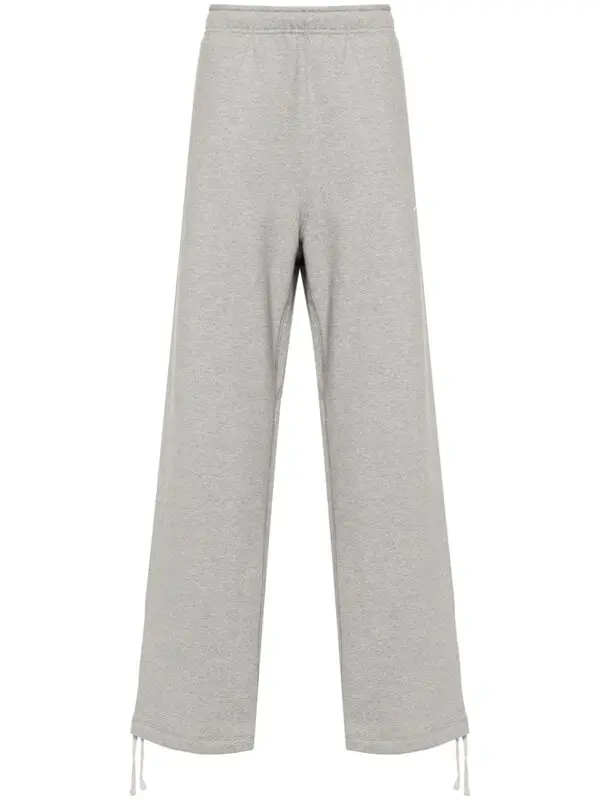 Nike Solo Swoosh Wide-leg Track Pants - Grey