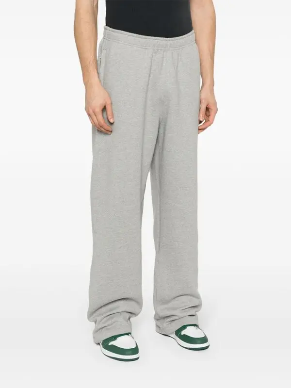 Nike Solo Swoosh Wide-leg Track Pants - Grey