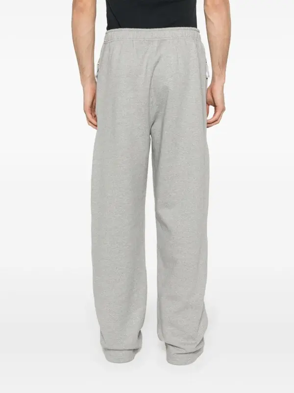 Nike Solo Swoosh Wide-leg Track Pants - Grey