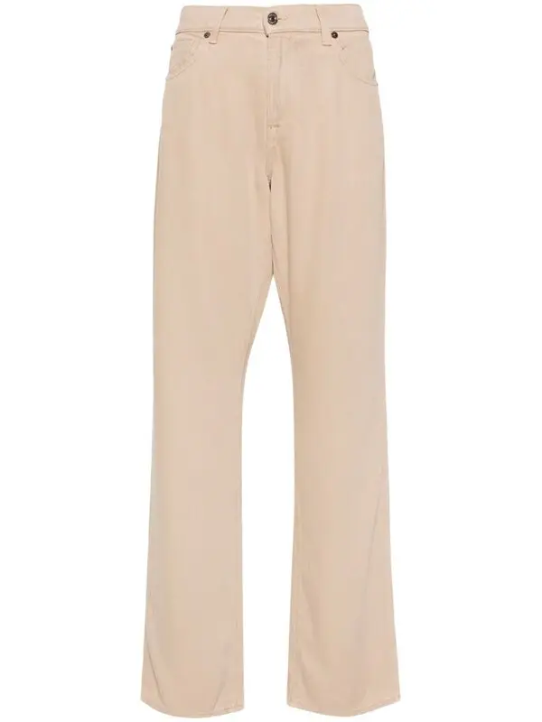 7 For All Mankind Tess High-rise Straight-leg Trousers