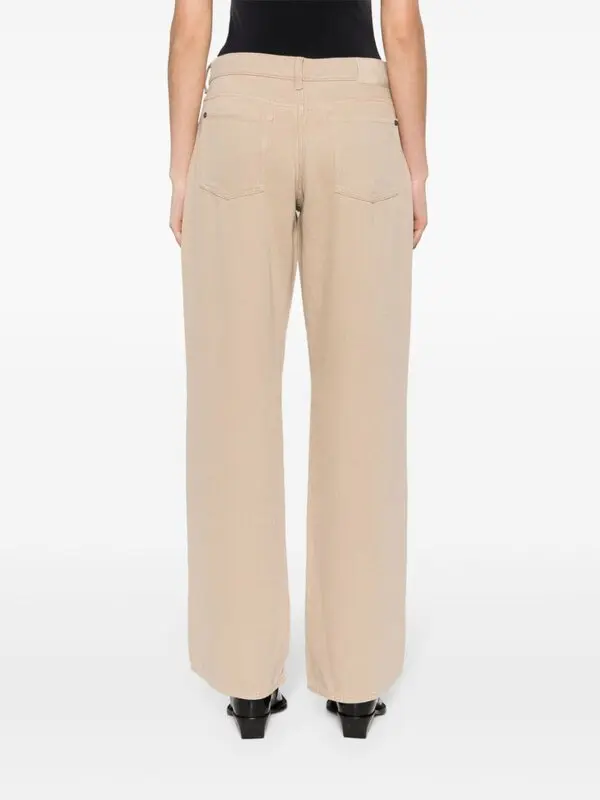 7 For All Mankind Tess High-rise Straight-leg Trousers