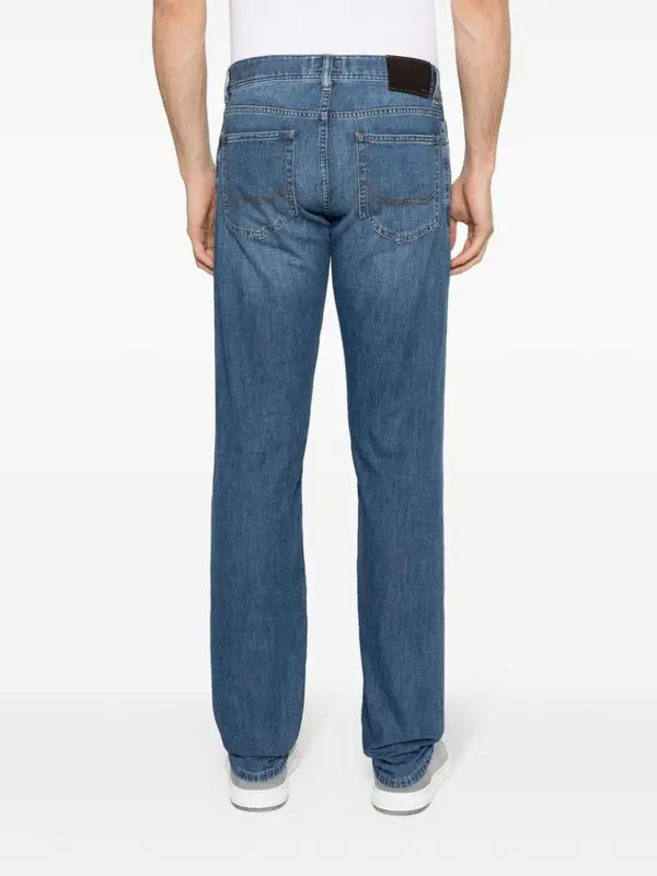 Brioni Meribel Mid-rise Straight-leg Jeans - Blue