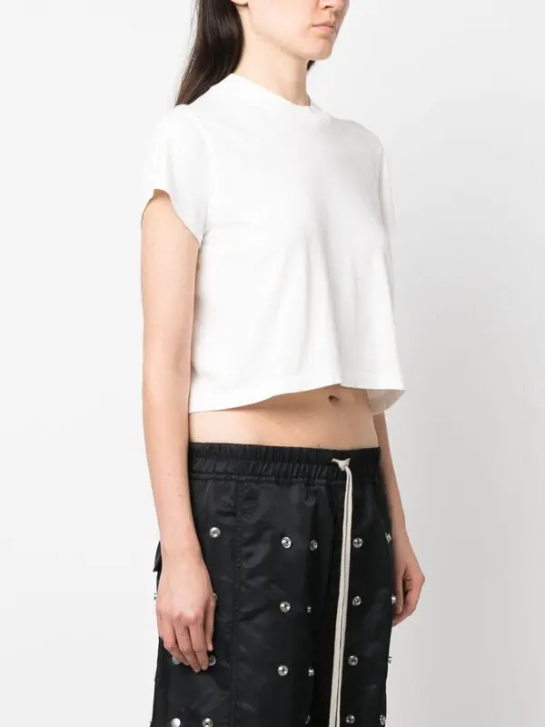 Rick Owens Level Cotton Cropped T-shirt